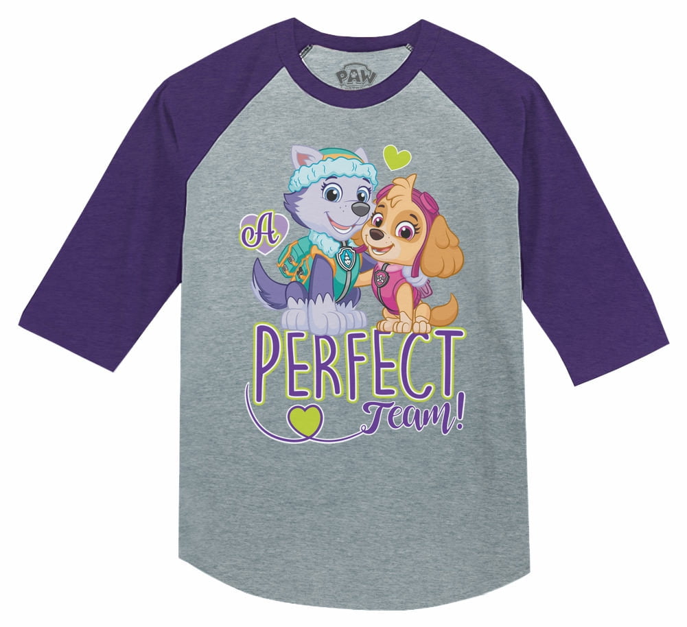 Paw Patrol Shirt Toddler Girls Skye Everest Nickelodeon Shirt Pawsome ...