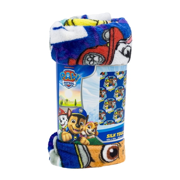Paw Patrol Silk Touch Throw Blanket 40 in x 50 in - Walmart.com