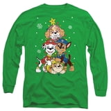 Paw Patrol Sky Chase Christmas Tree Unisex Adult Long-Sleeve T Shirt ...