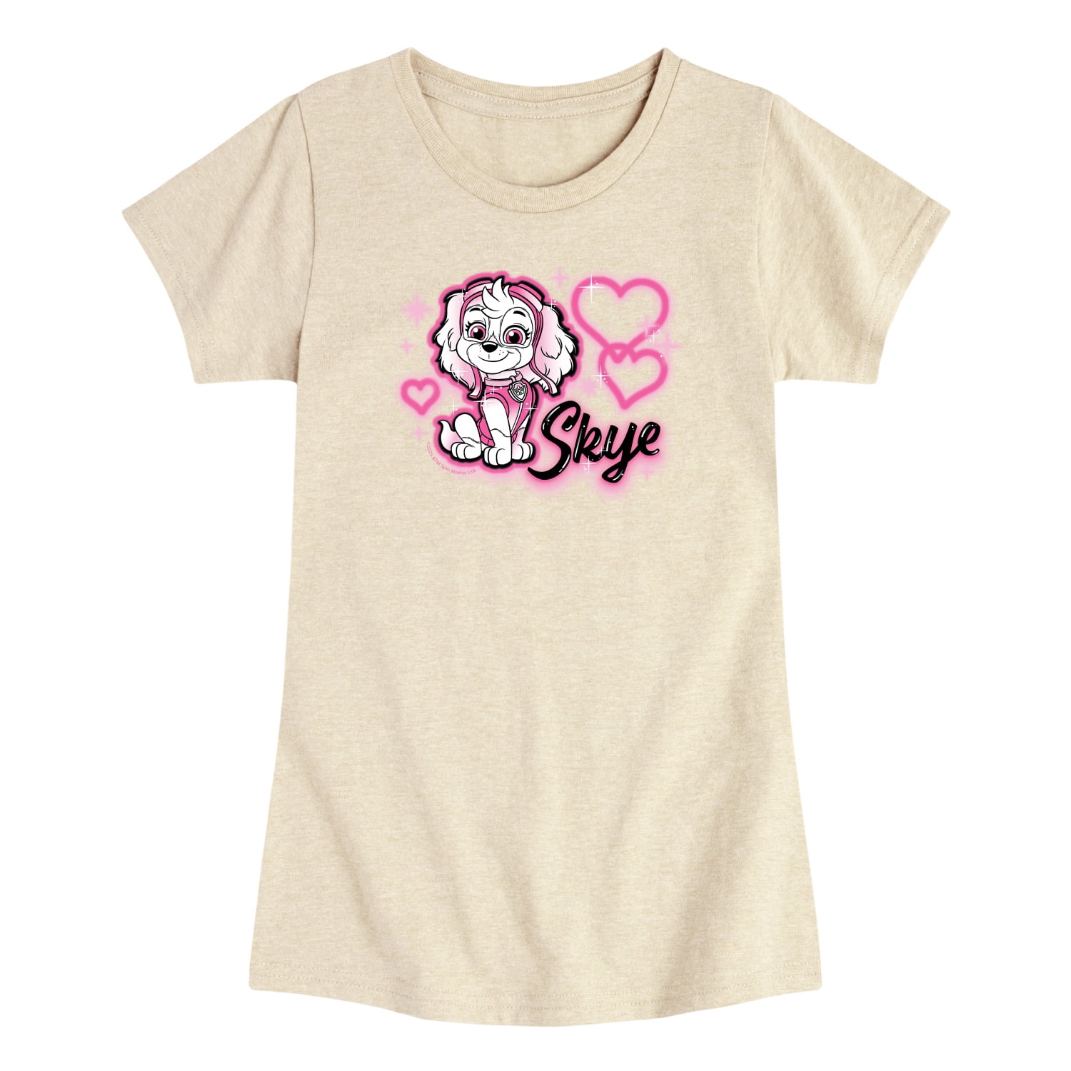 Paw Patrol - Skye Graffiti - Toddler Girls Fitted Short Sleeve T-Shirt ...