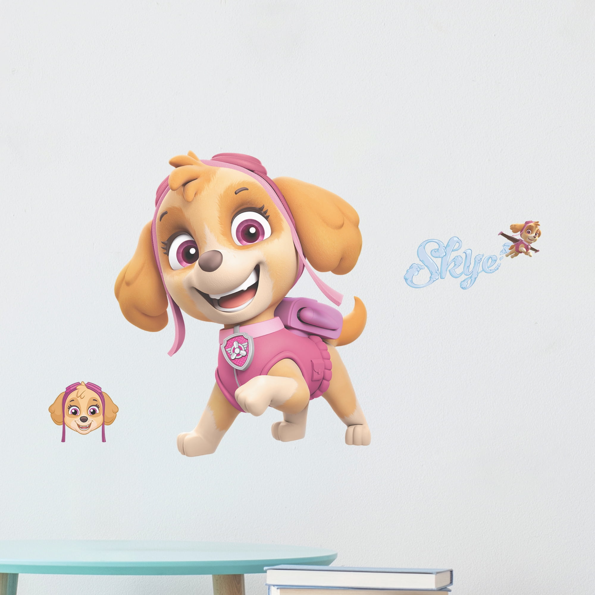 Paw Patrol Skye Wall Decal - Large 18" Vinyl Wall Sticker Bedroom ...