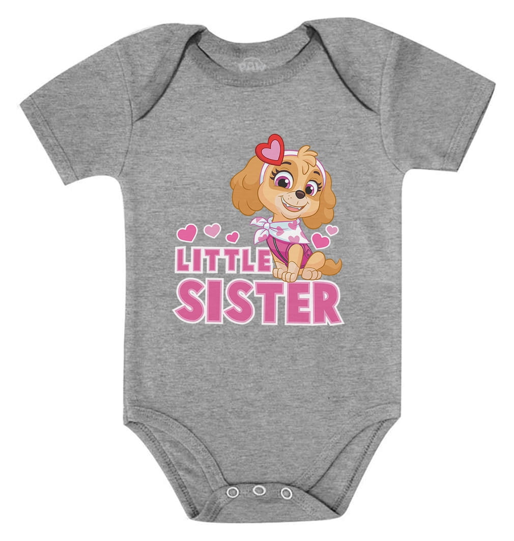 Paw Patrol Skye-themed Tstars Baby Bodysuit - Little Sister Newborn ...