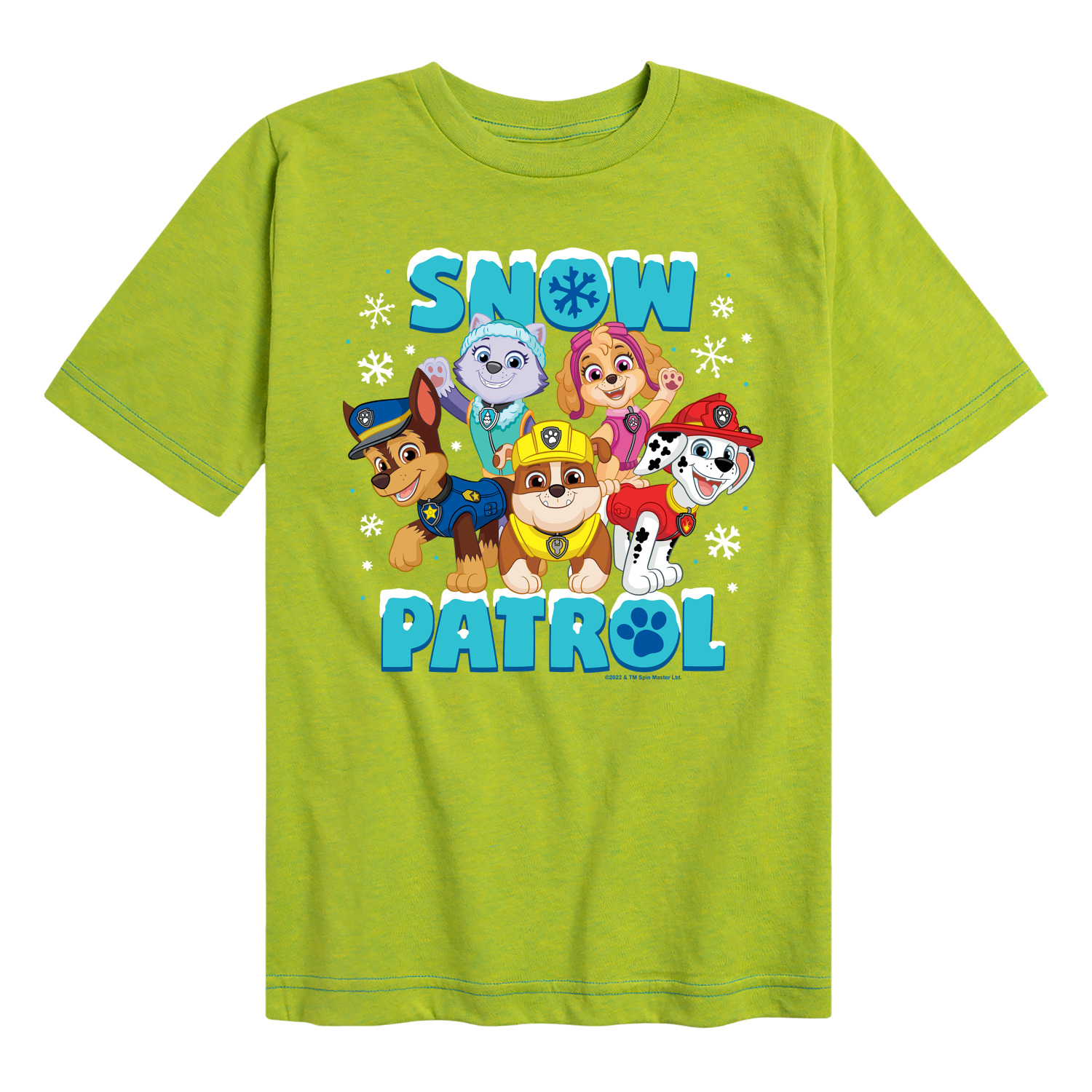 Paw Patrol - Snow Patrol - Toddler And Youth Short Sleeve Graphic T ...