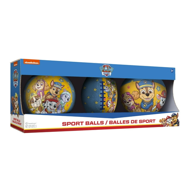 Paw Patrol Sport Ball Set, 3 pack - Walmart.com