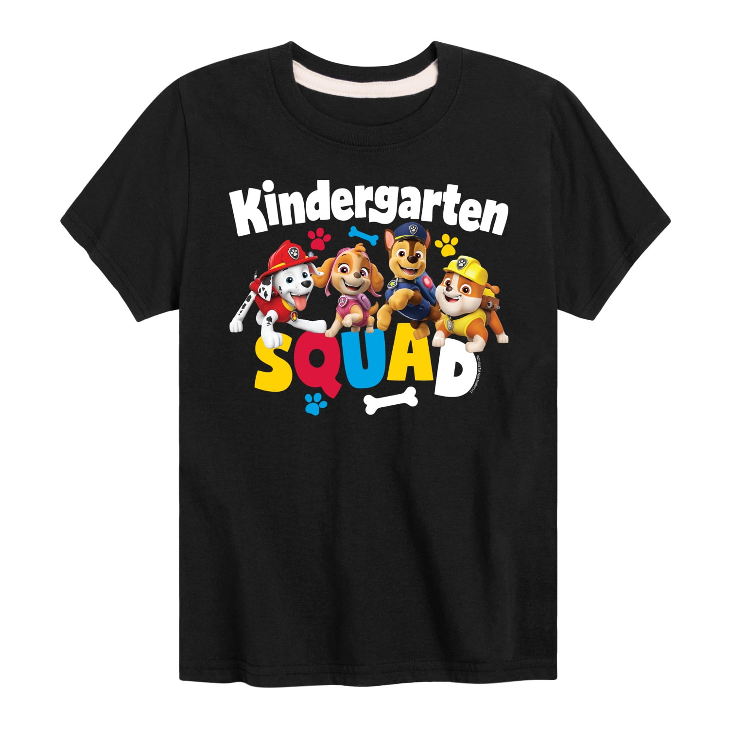 Paw Patrol - Squad Kindergarten - Toddler & Youth Short Sleeve Graphic ...