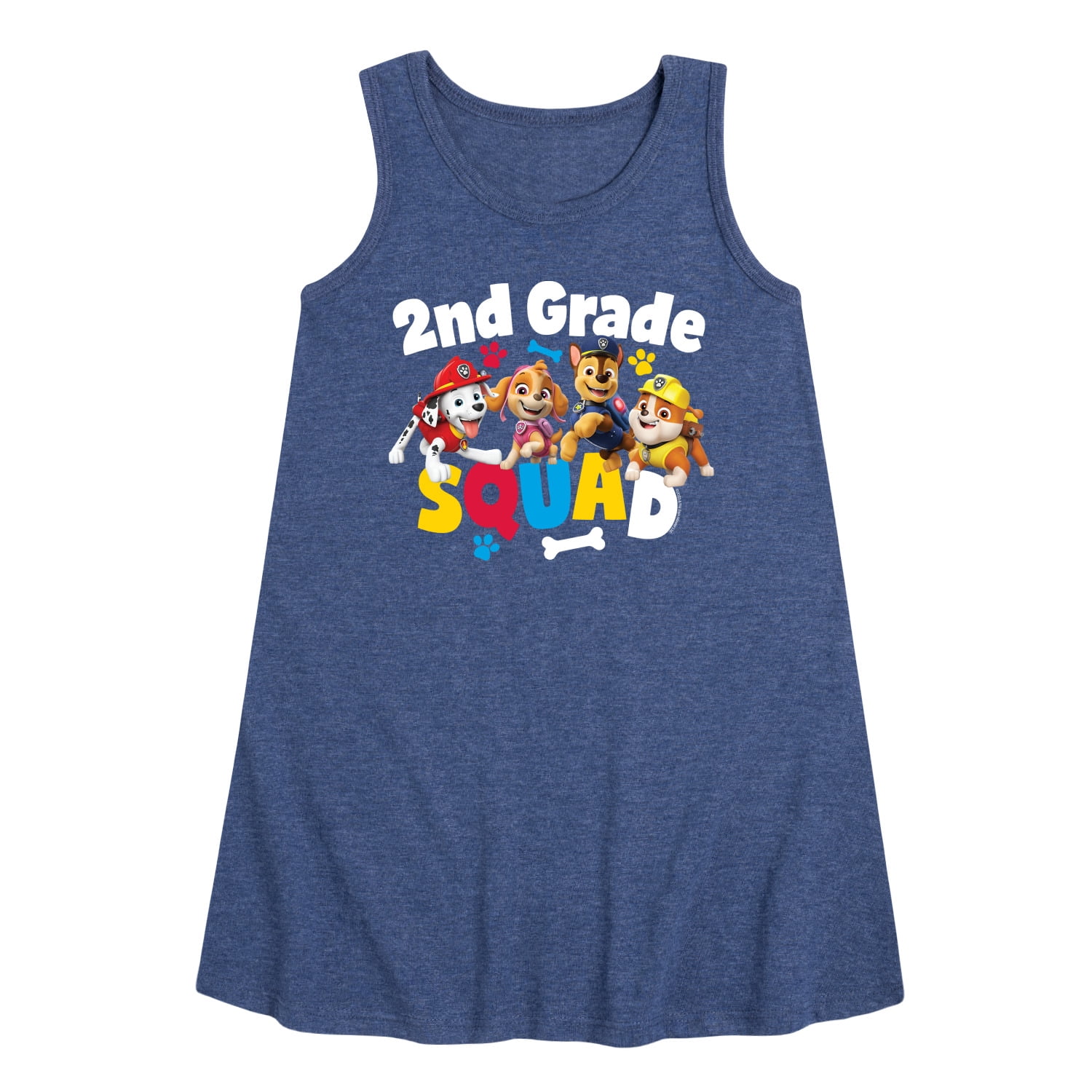 Paw Patrol - Squad Second Grade - Toddler & Youth Girls A-line Dress ...