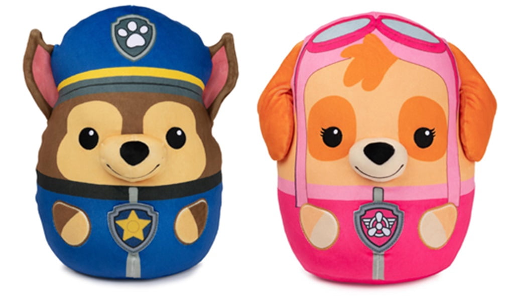 Paw Patrol Squish Plush Bundle of 2, 12 inch Chase And Skye - Walmart.com