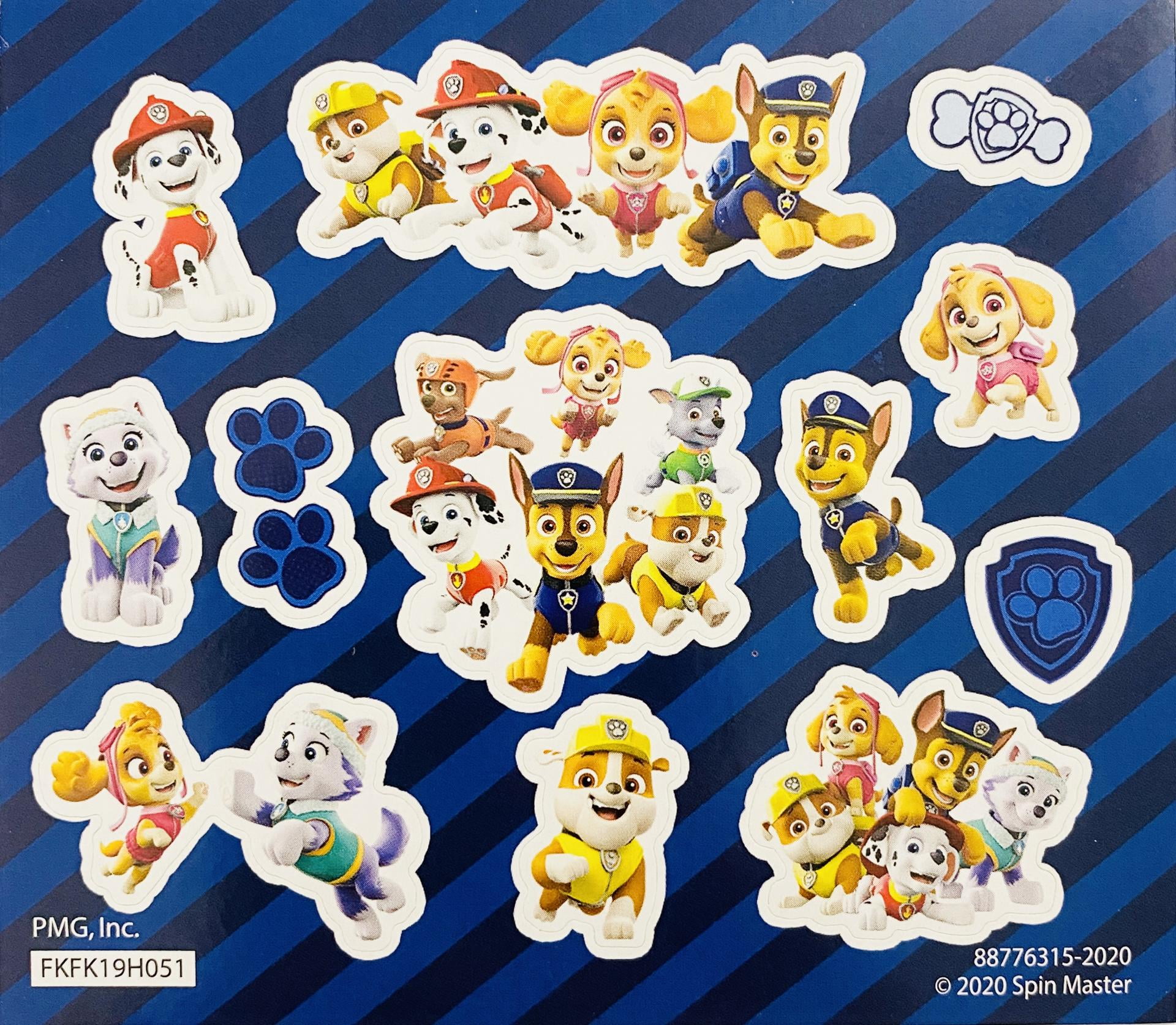 Paw Patrol Sticker Sheets 3 Sets - Walmart.com