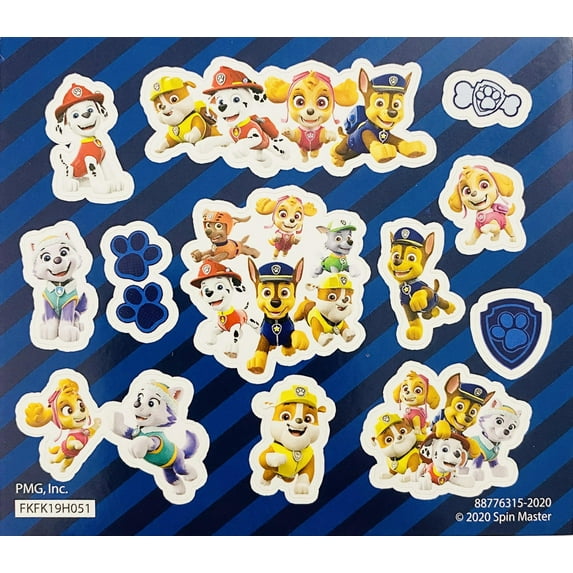Paw Patrol Sticker Sheets 3 Sets - Walmart.com