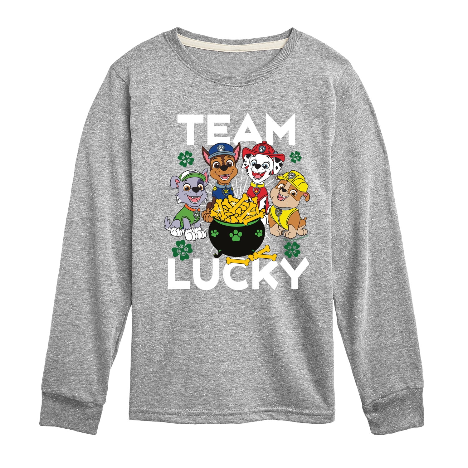 Paw Patrol - Team Lucky - Youth Boys Long Sleeve Graphic T-Shirt ...