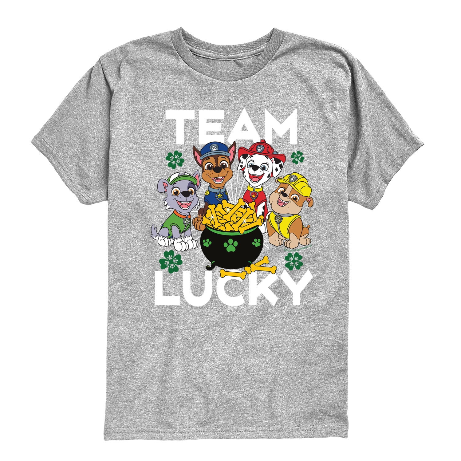 Paw Patrol - Team Lucky - Youth Boys Short Sleeve Graphic T-Shirt ...