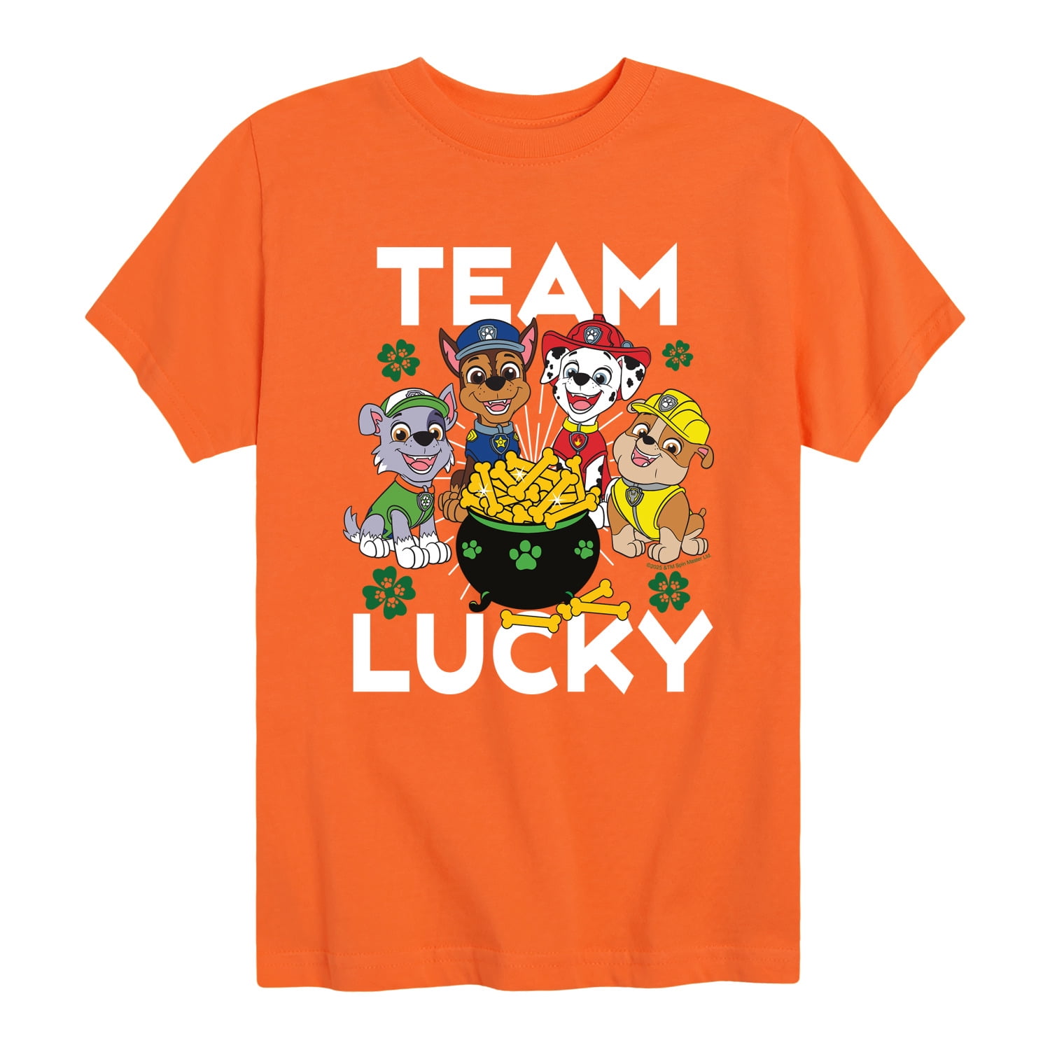 Paw Patrol - Team Lucky - Youth Boys Short Sleeve Graphic T-Shirt ...