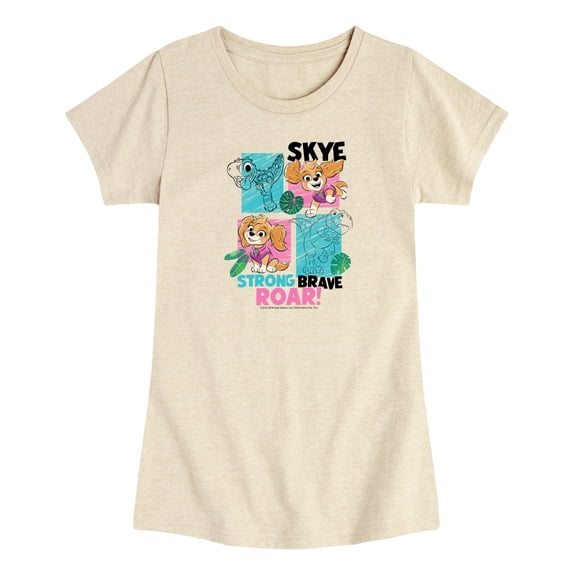 Paw Patrol: The Dino Movie - Skye And Dinos Collage - Toddler Girls ...