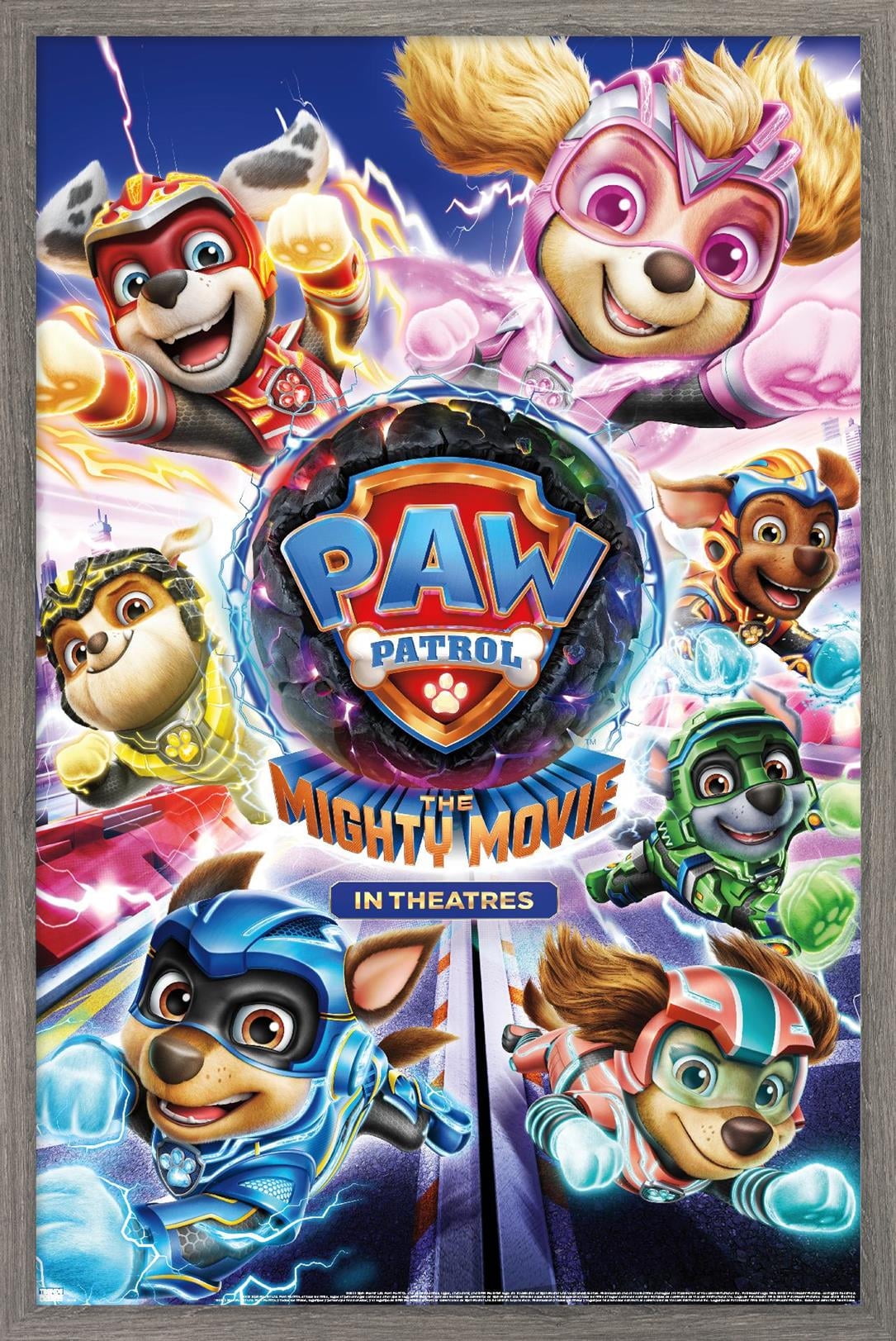 Paw Patrol: The Mighty Movie - One Sheet Wall Poster, 22.375" x 34 ...