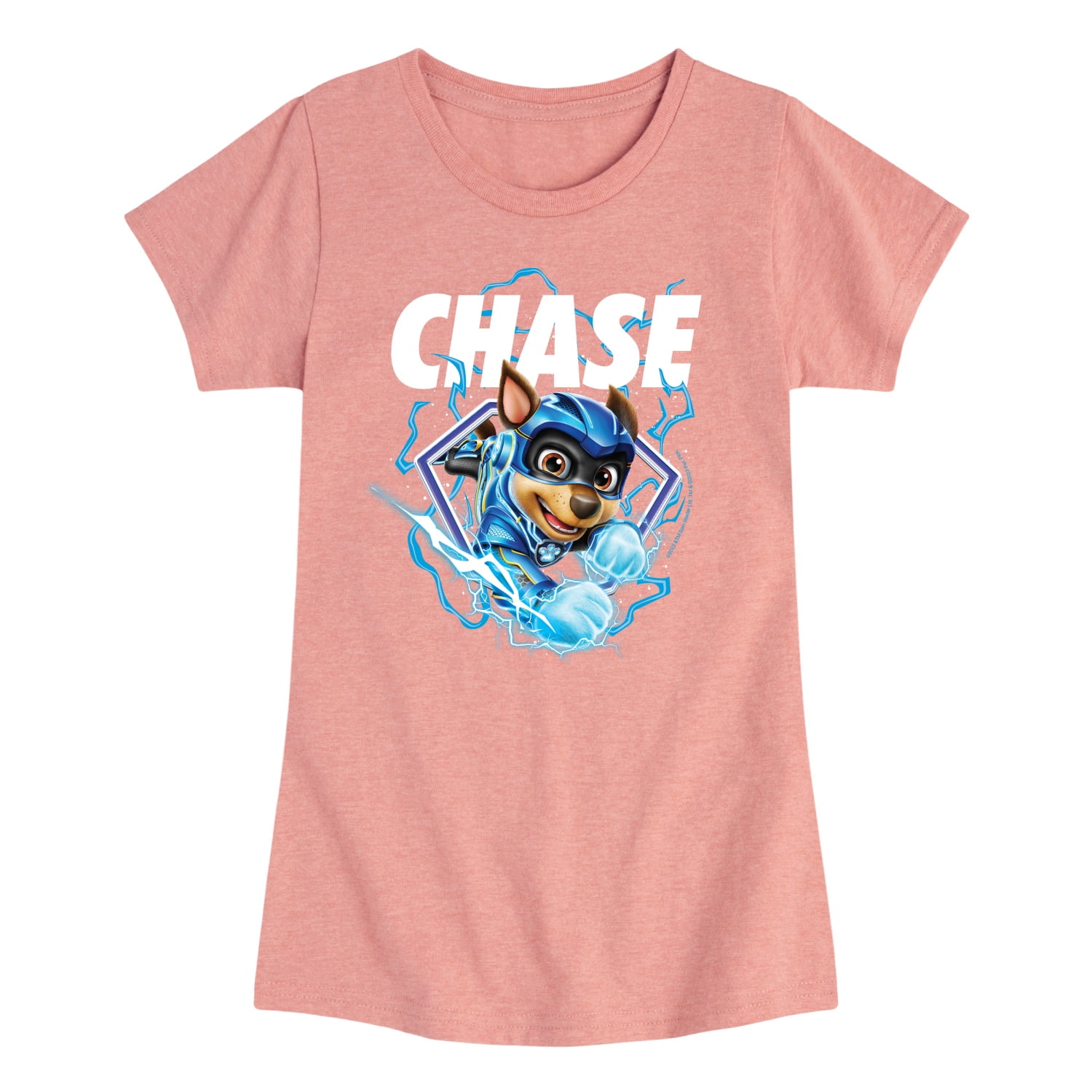 Paw Patrol The Movie - Chase Lightning - Toddler & Youth Girls Short ...