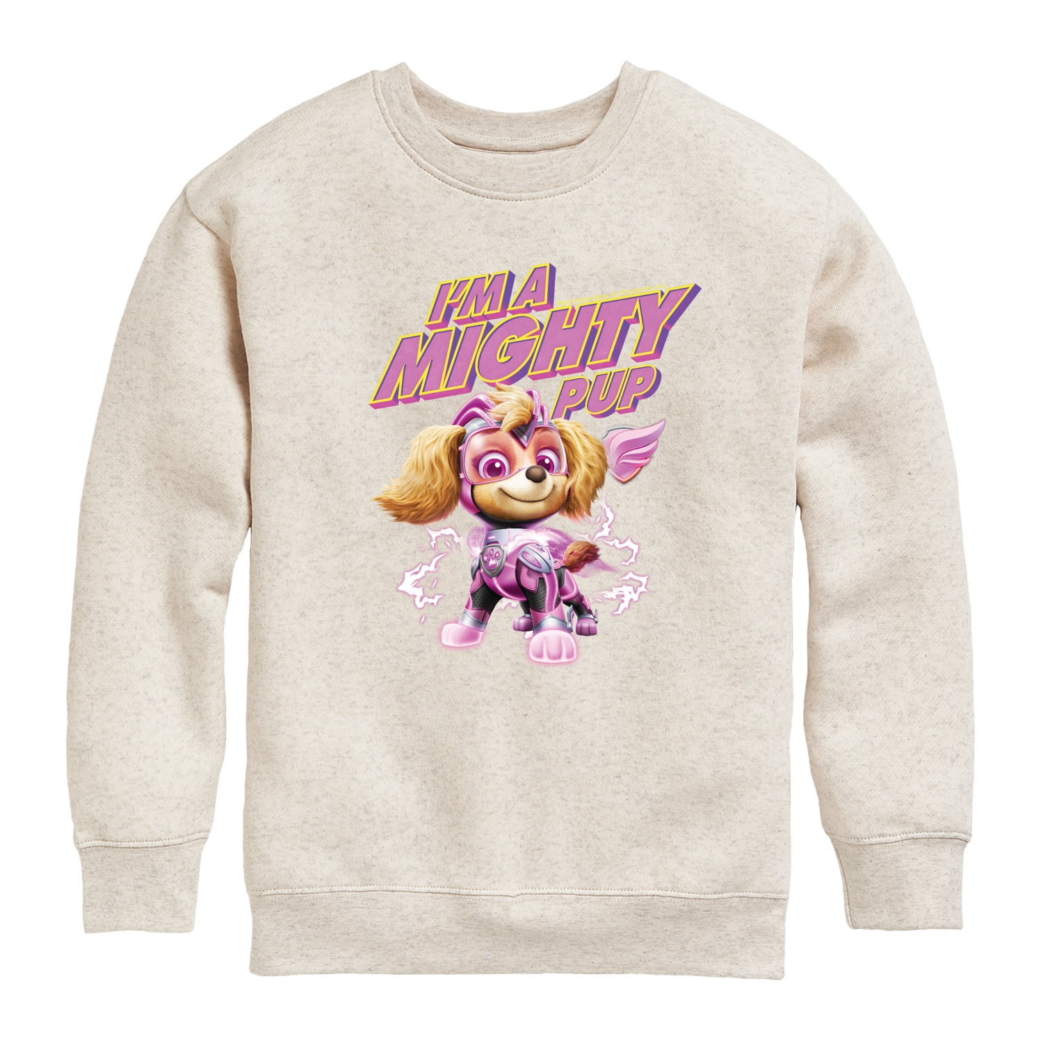 Paw Patrol The Movie - I'm A Mighty Pup - Toddler & Youth Crewneck ...