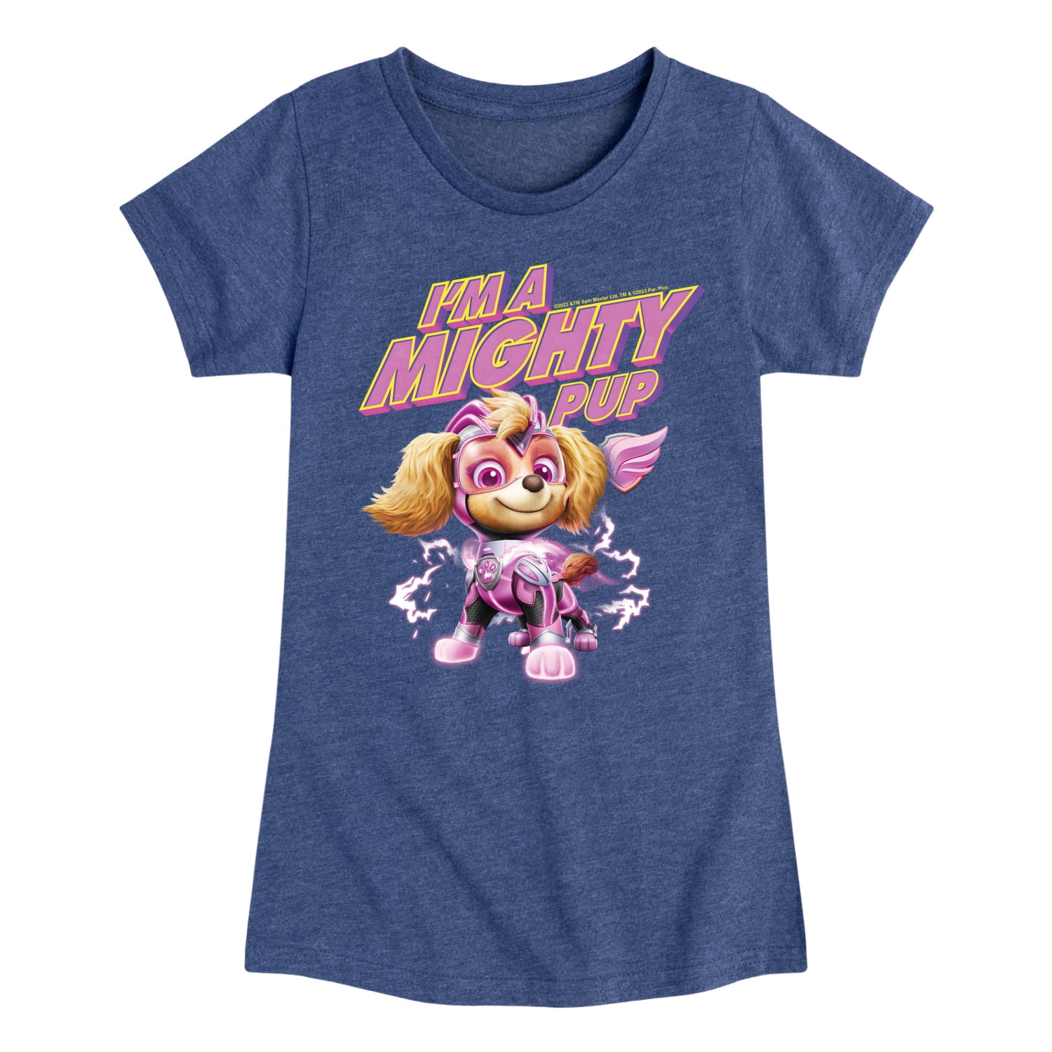 Paw Patrol The Movie - I'm A Mighty Pup - Toddler & Youth Girls Short ...