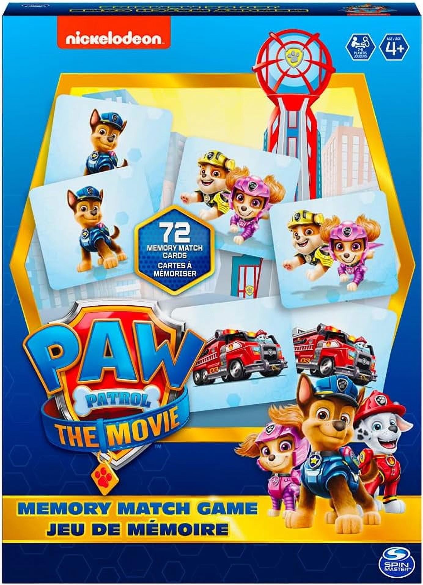 Paw Patrol The Movie Memory Match Game - Walmart.com