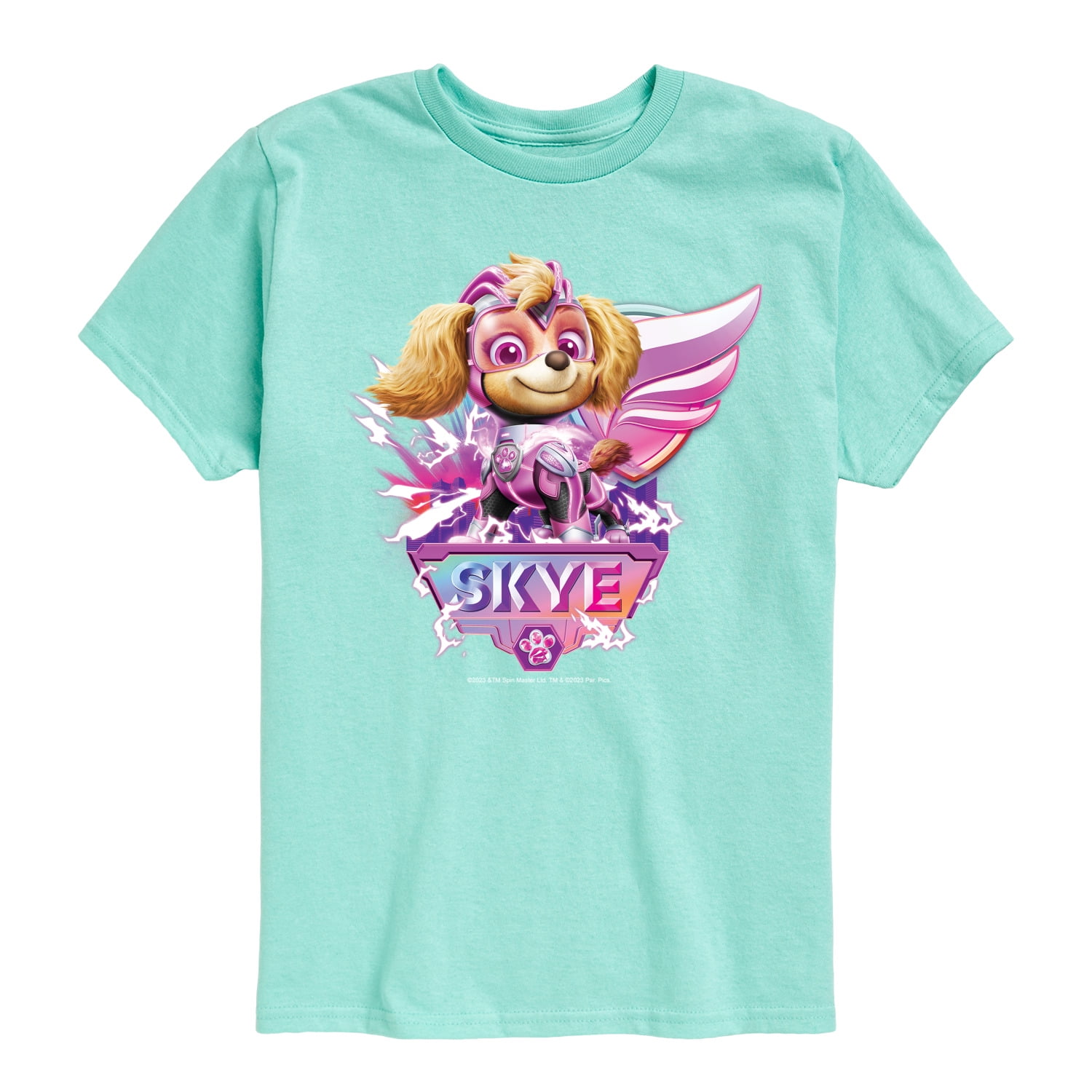 Paw Patrol The Movie - Skye Lightning - Toddler & Youth Short Sleeve ...