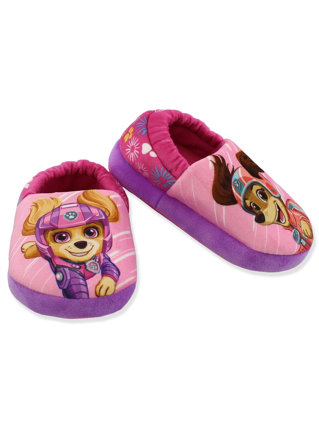 Josmo Paw Patrol Toddler Girls Plush Slippers, Skye Liberty House Shoes ...
