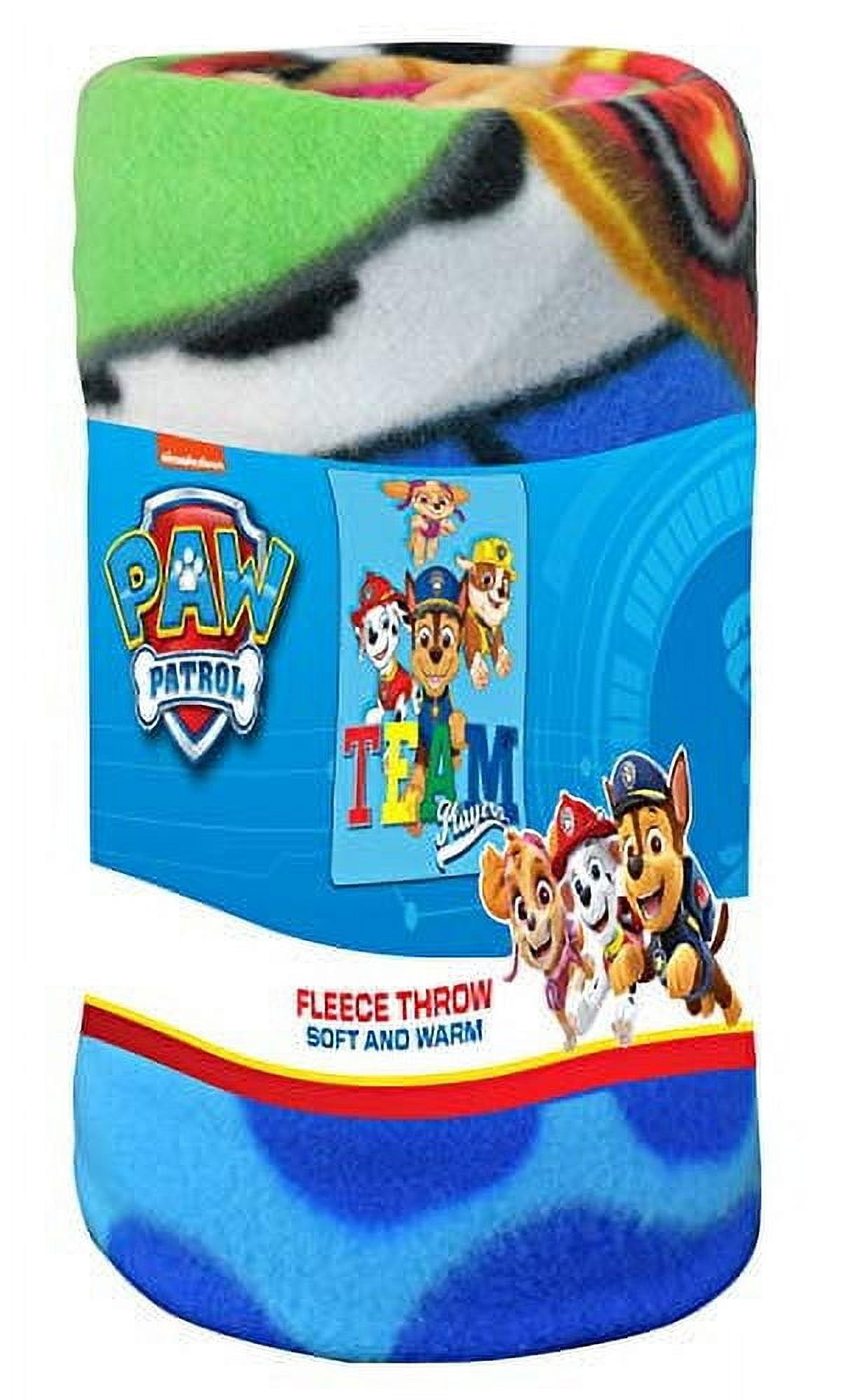 Brandclub - Paw Patrol Throw Blanket 45" x 60" Chase Team Players Girls Boys