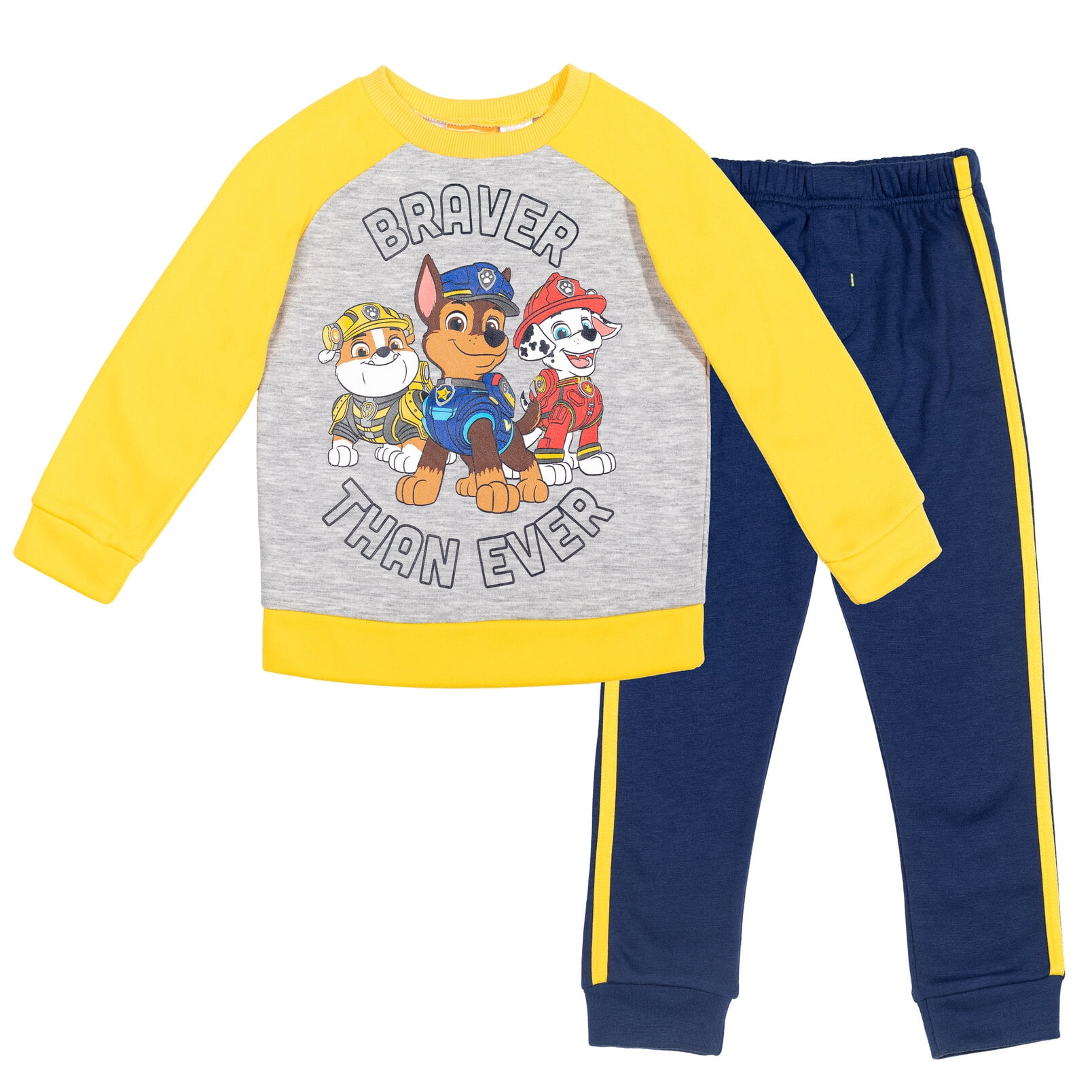Paw Patrol Toddler Boys Sweatpants and Sweatshirt Outfit Set, Fleece ...