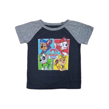 Paw Patrol Mighty Pups Toddler Boys 4 Pack Graphic Tee Shirt - Chase ...