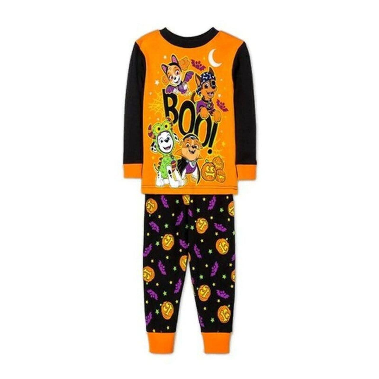 Paw Patrol Toddler Halloween BOO! Cotton Pajama Set, Size 4T - Walmart.com