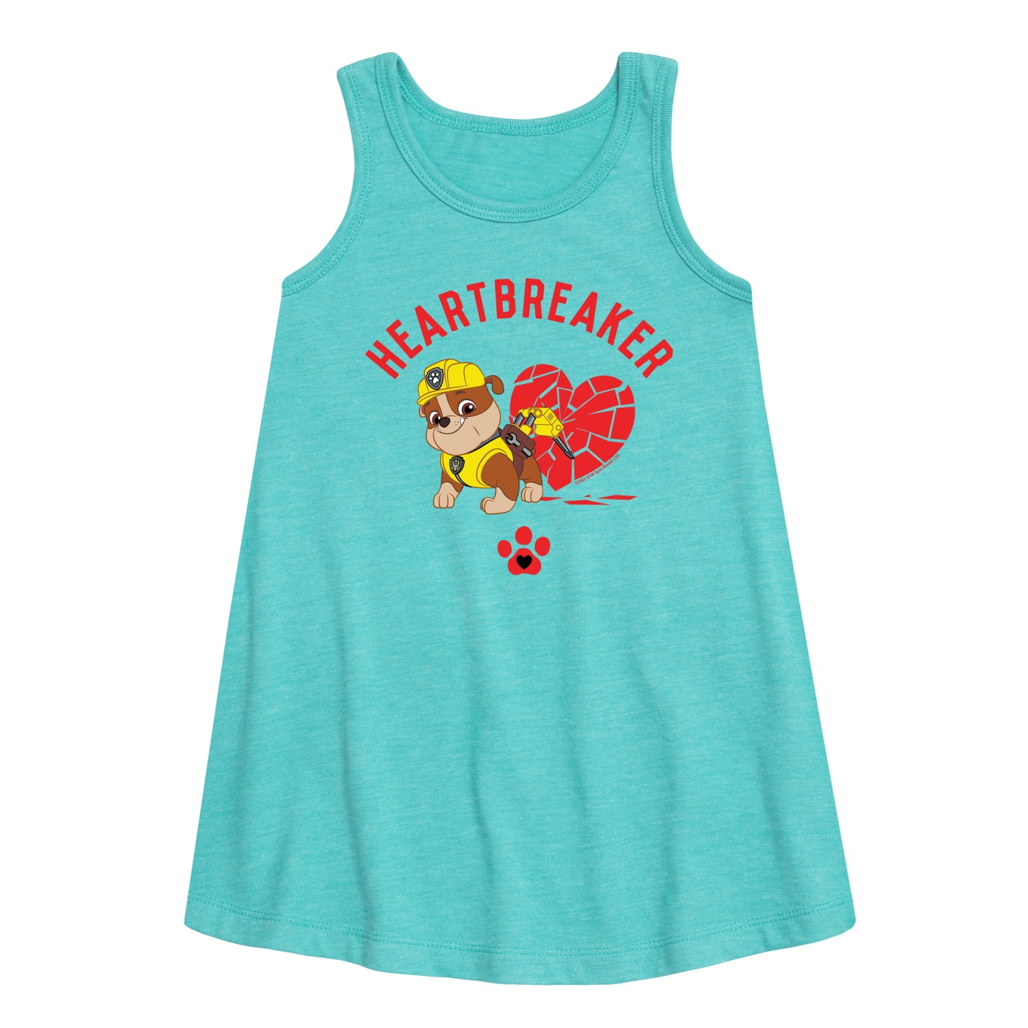 Paw Patrol - Valentine's Heartbreaker - Toddler and Youth Girls A-line ...