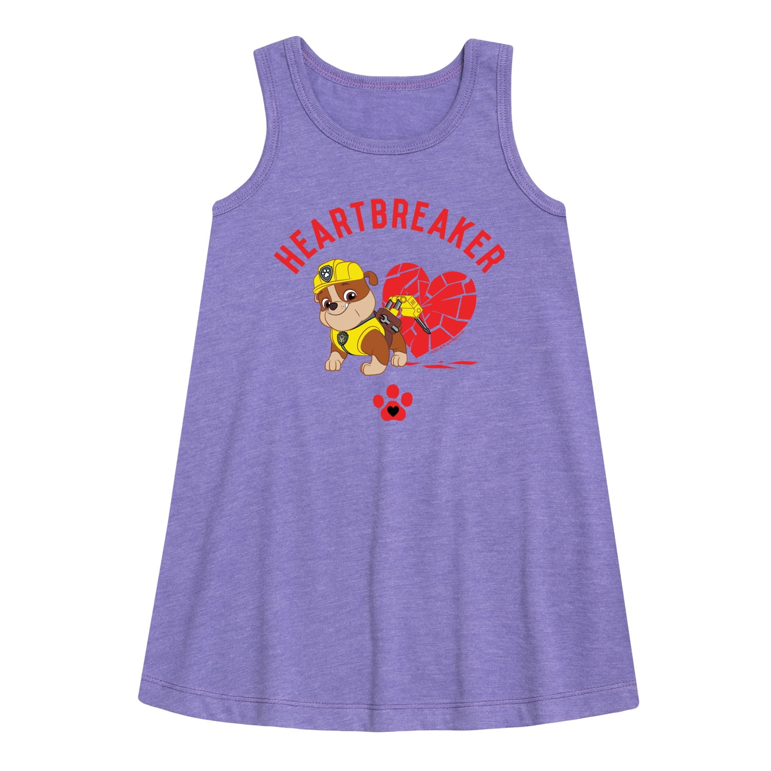Paw Patrol - Valentine's Heartbreaker - Toddler and Youth Girls A-line ...