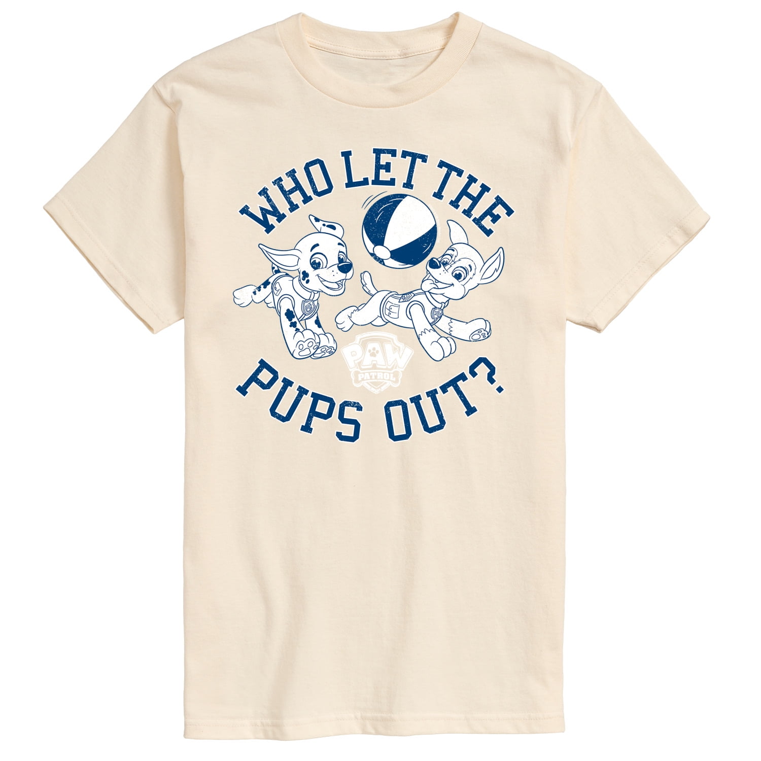 Paw Patrol - Who Let The Pups Out - Men's Short Sleeve Graphic T-Shirt ...