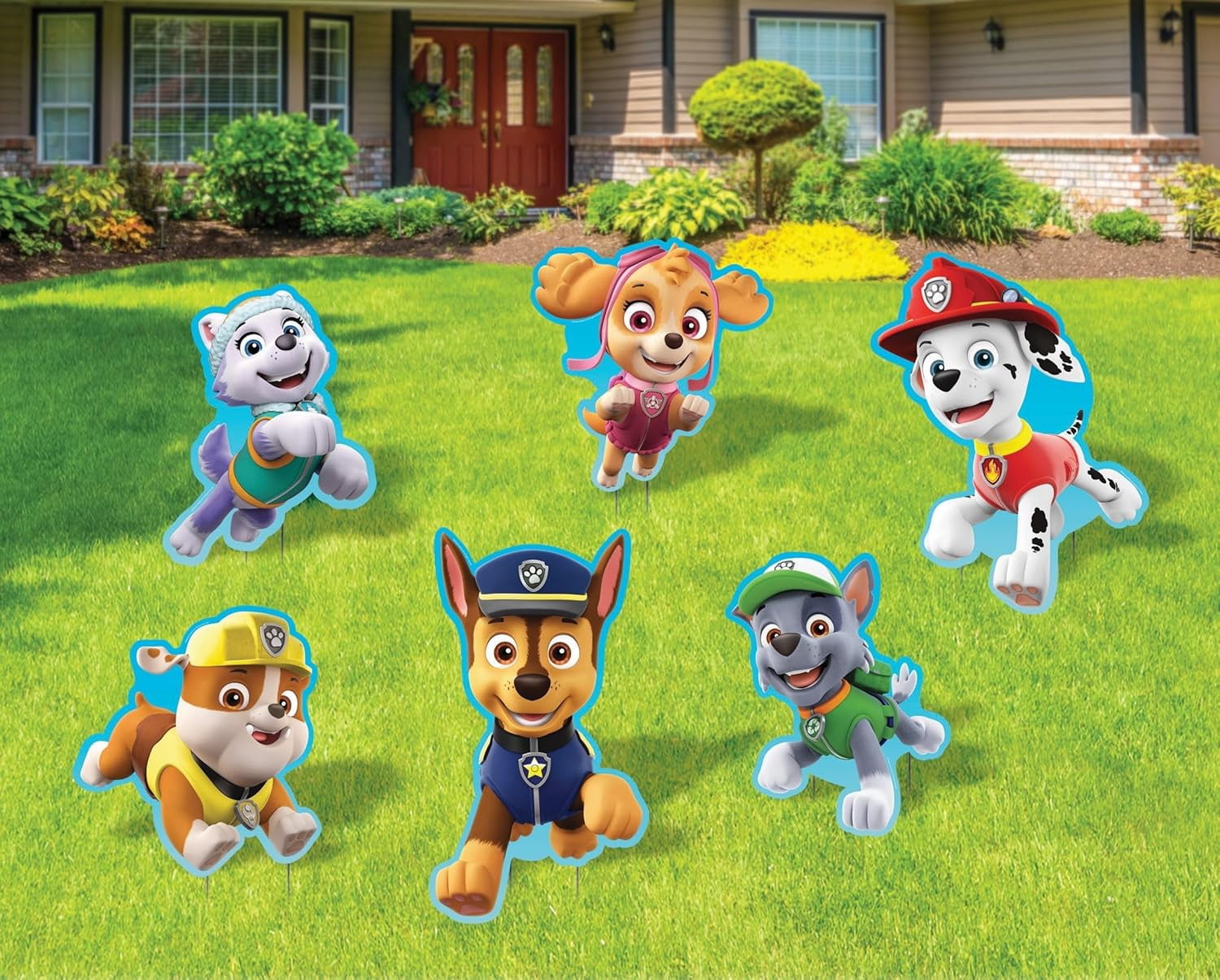 Paw Patrol Yard Signs with Metal Stakes, 17" Characters - Walmart.com
