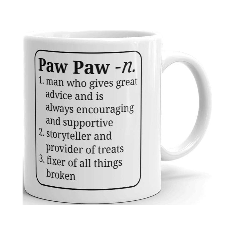 Paw Paw Definition Funny Coffee Tea Ceramic Mug Office Work Cup Gift ...