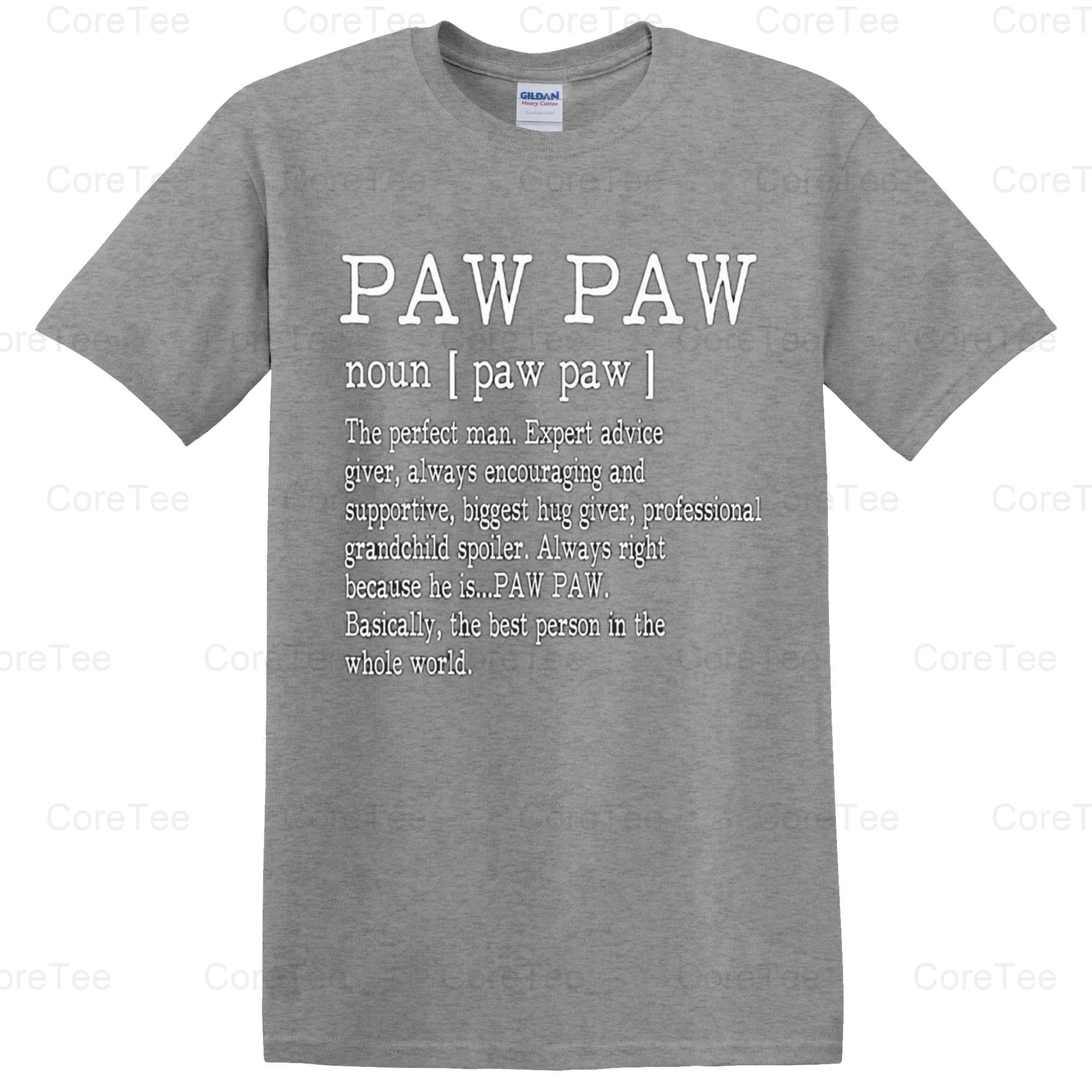 Paw Paw Definition Grandpa Fathers Day Gifts Best Ever Family Love Cool ...