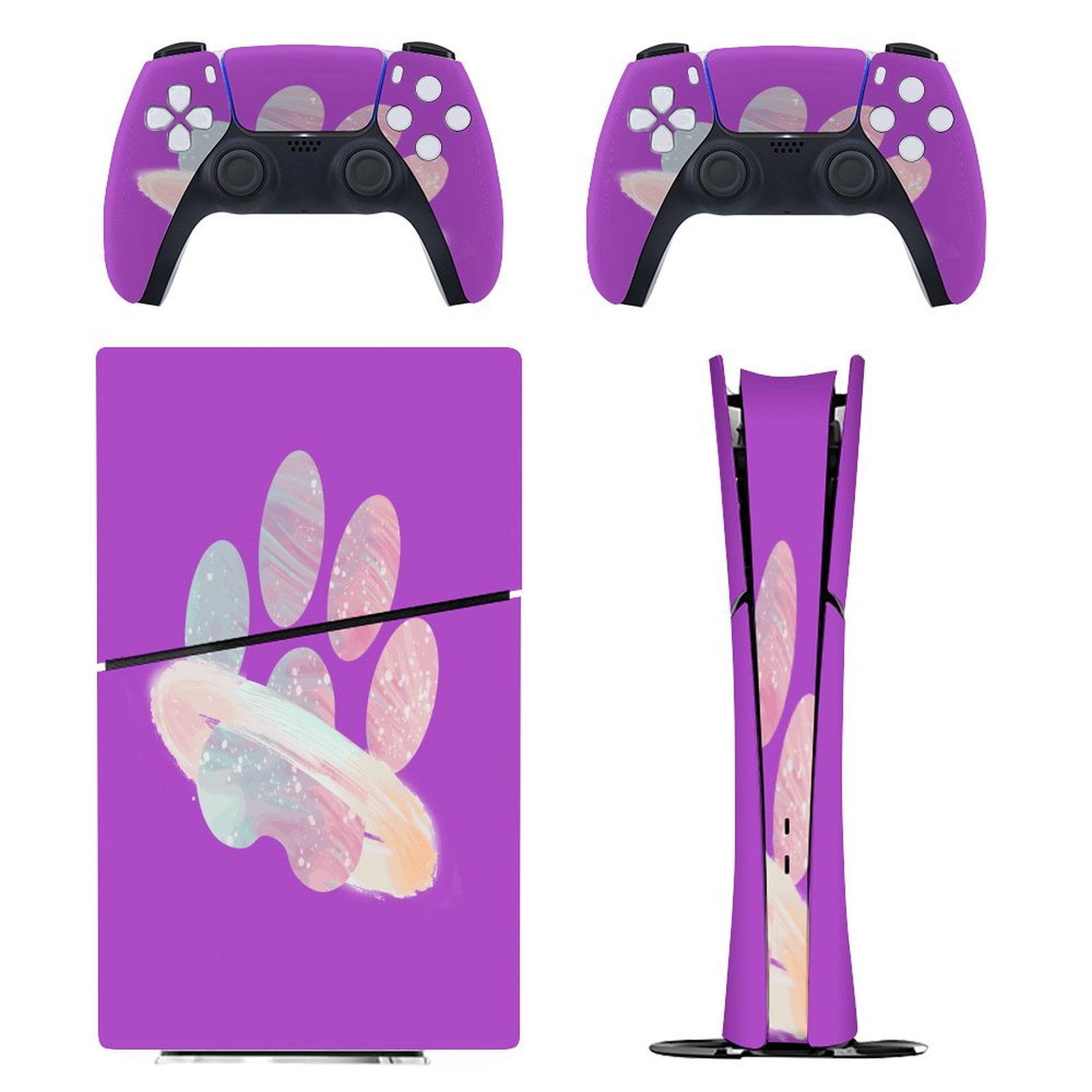 Paw,Planet PS5/PS5 Slim Digital Disc Skin Sticker For Console And ...