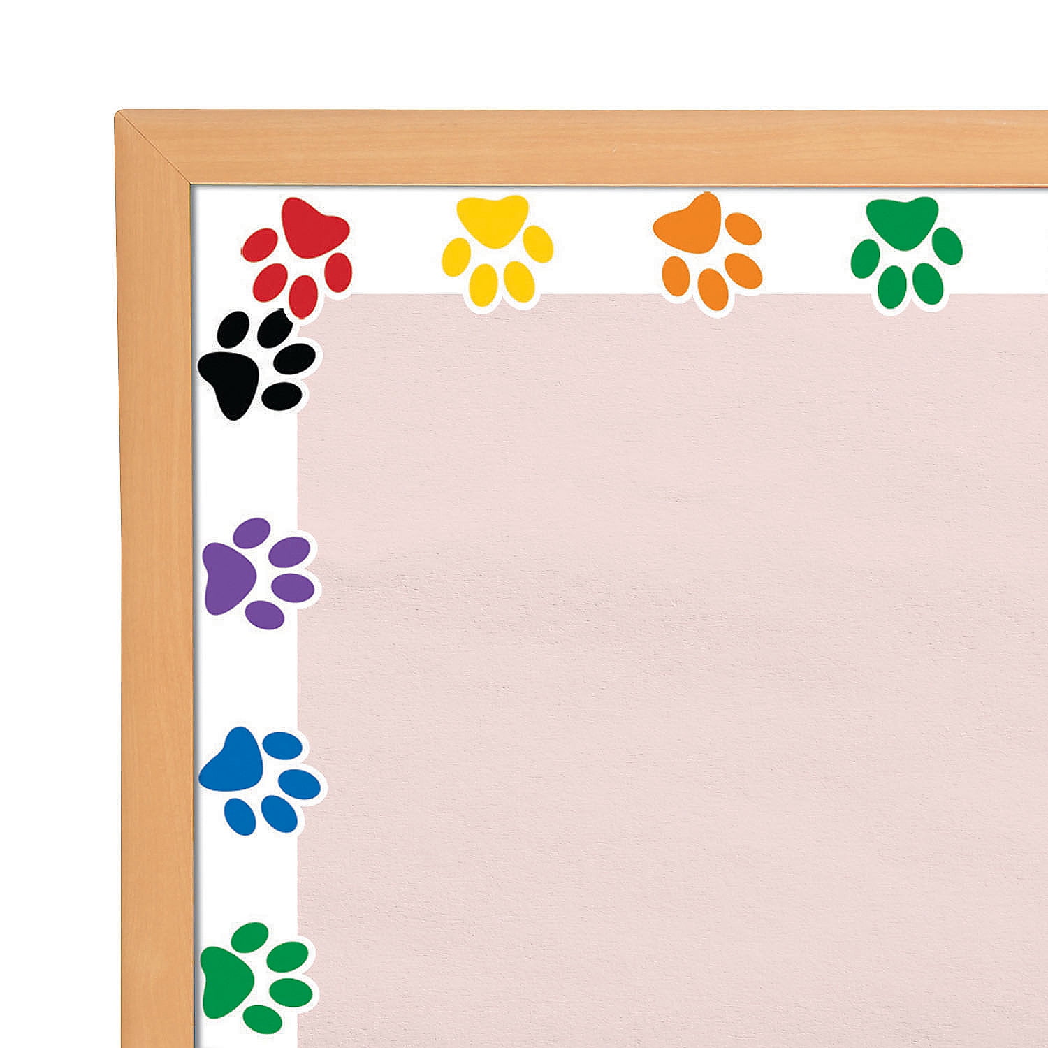 Paw Print Bulletin Board Border - Educational - 12 Pieces - Walmart.com