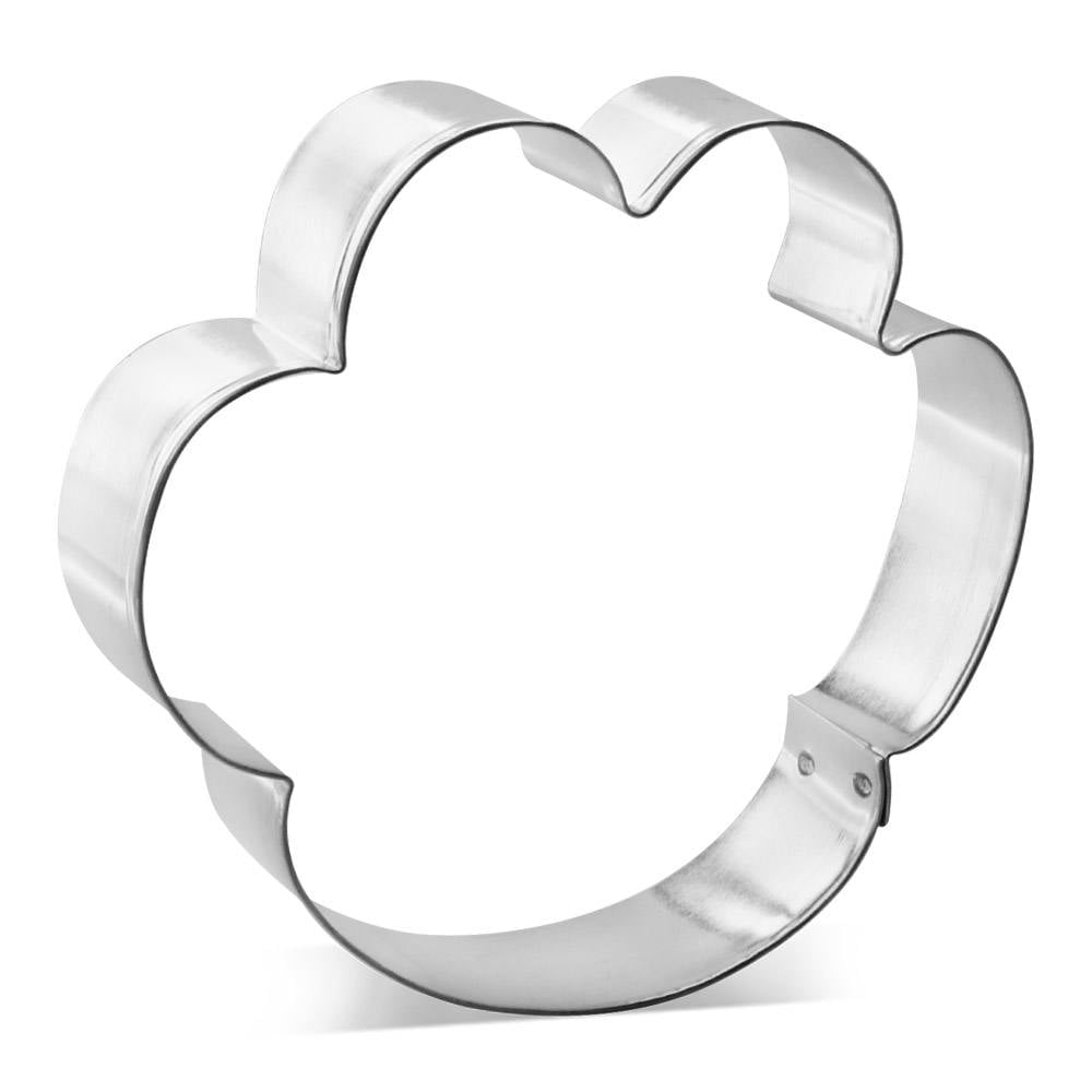 Paw Print Cookie Cutter 4.5 in - Walmart.com