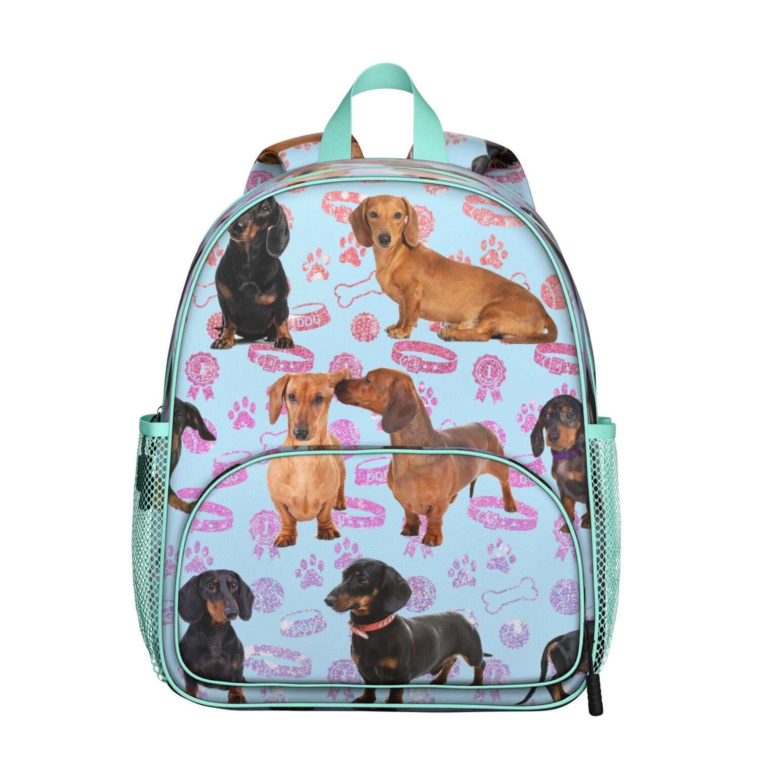 Paw Print Design Backpack - Waterproof & Comfortable for School ...