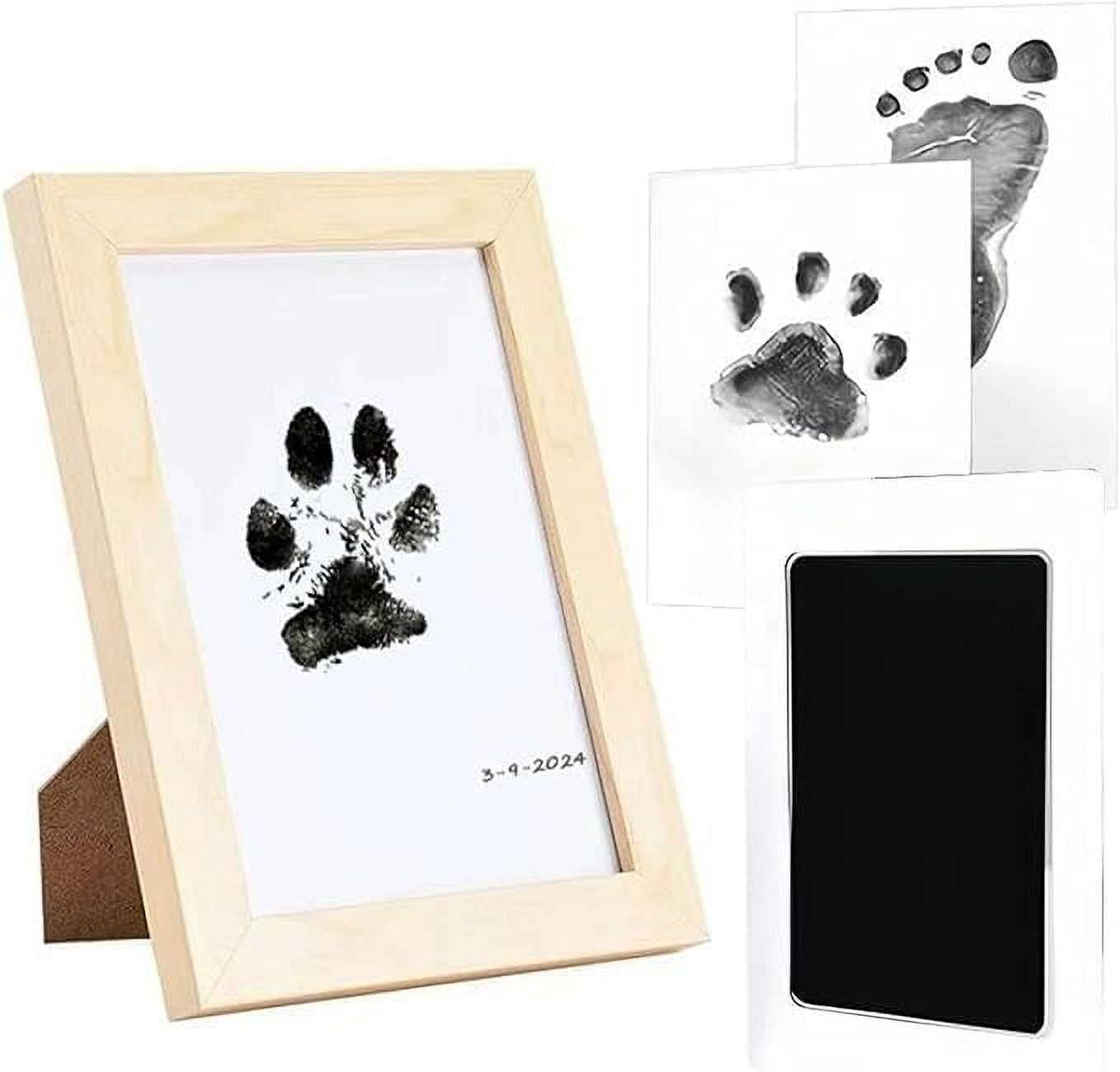 Paw Print Kit for Dogs，Baby Handprint and Footprint Postcard，Pet Baby ...