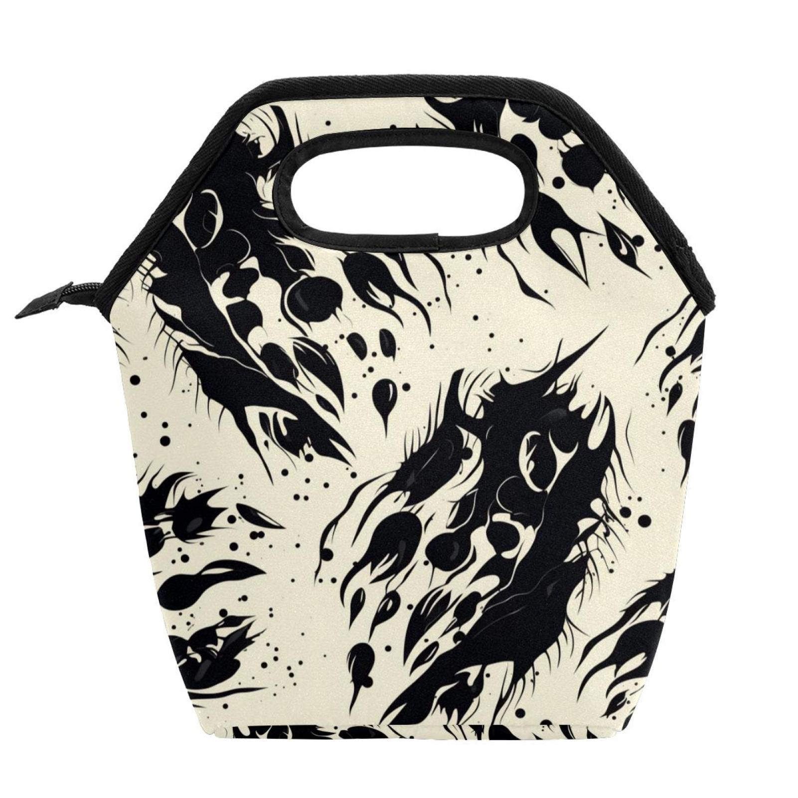 Paw Print Large Capacity Lightweight Printed Insulated Ideal Lunch Bag ...