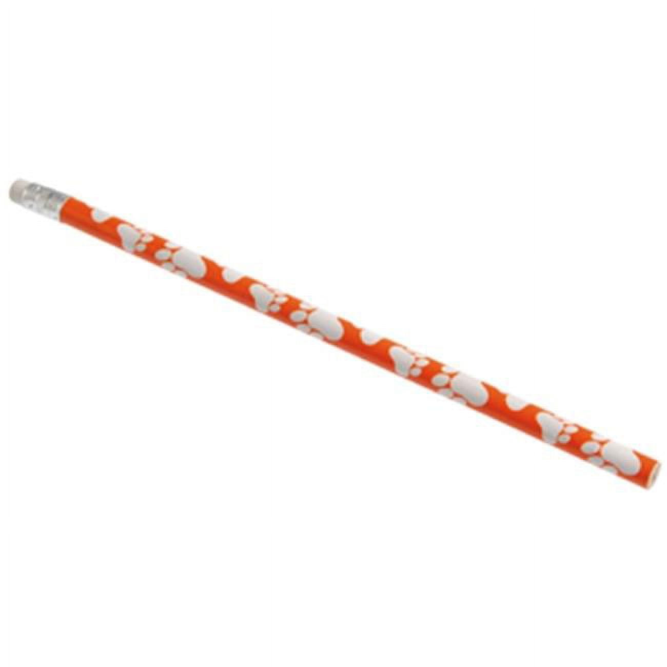 Paw Print Pencils, Orange - 40 per Pack - Pack of 12 - Walmart.com