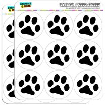 Paw Print Pet Dog Cat 50 1" Planner Calendar Scrapbooking Crafting ...