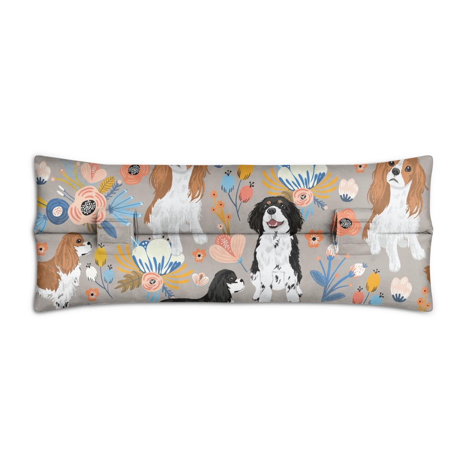 Paw Print Post Surgery Seatbelt Pillow - Soft Mastectomy Cushion for ...