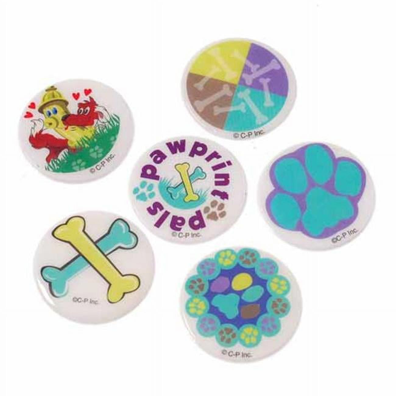 Paw Print Puffy Stickers - 72 Piece - Walmart.com