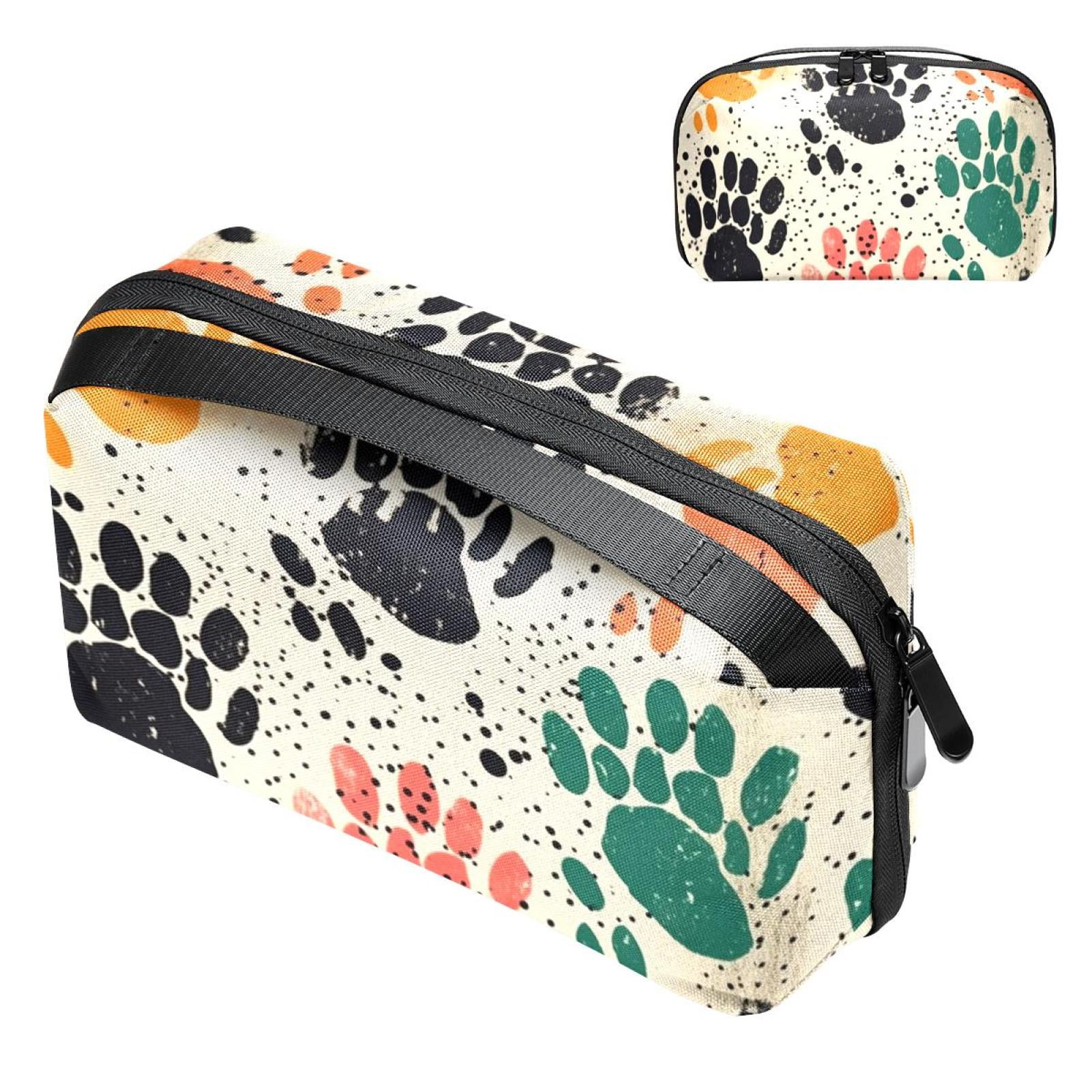 Paw Print Travel Organizer Hard Drive Bags Cable Organizer Multi USB ...