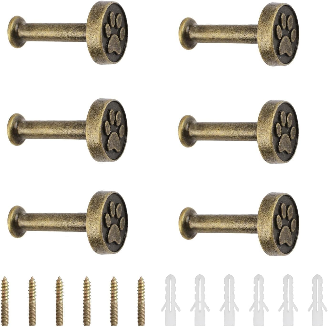 Paw Print Wall Hook, Antique Animal Footprint Hook Animal Hooks Heavy ...