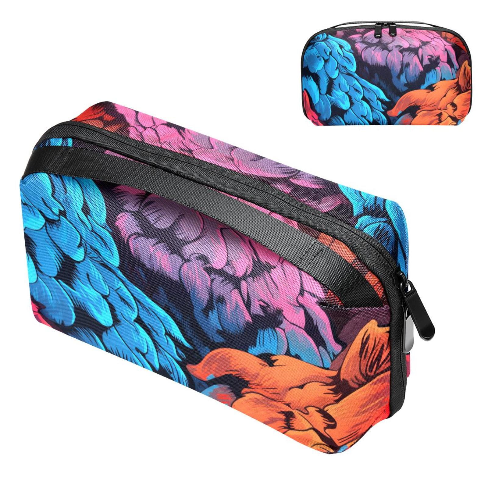 Paw Print Waterproof Oxford Cloth Charger Pouch USB Organizer Power ...