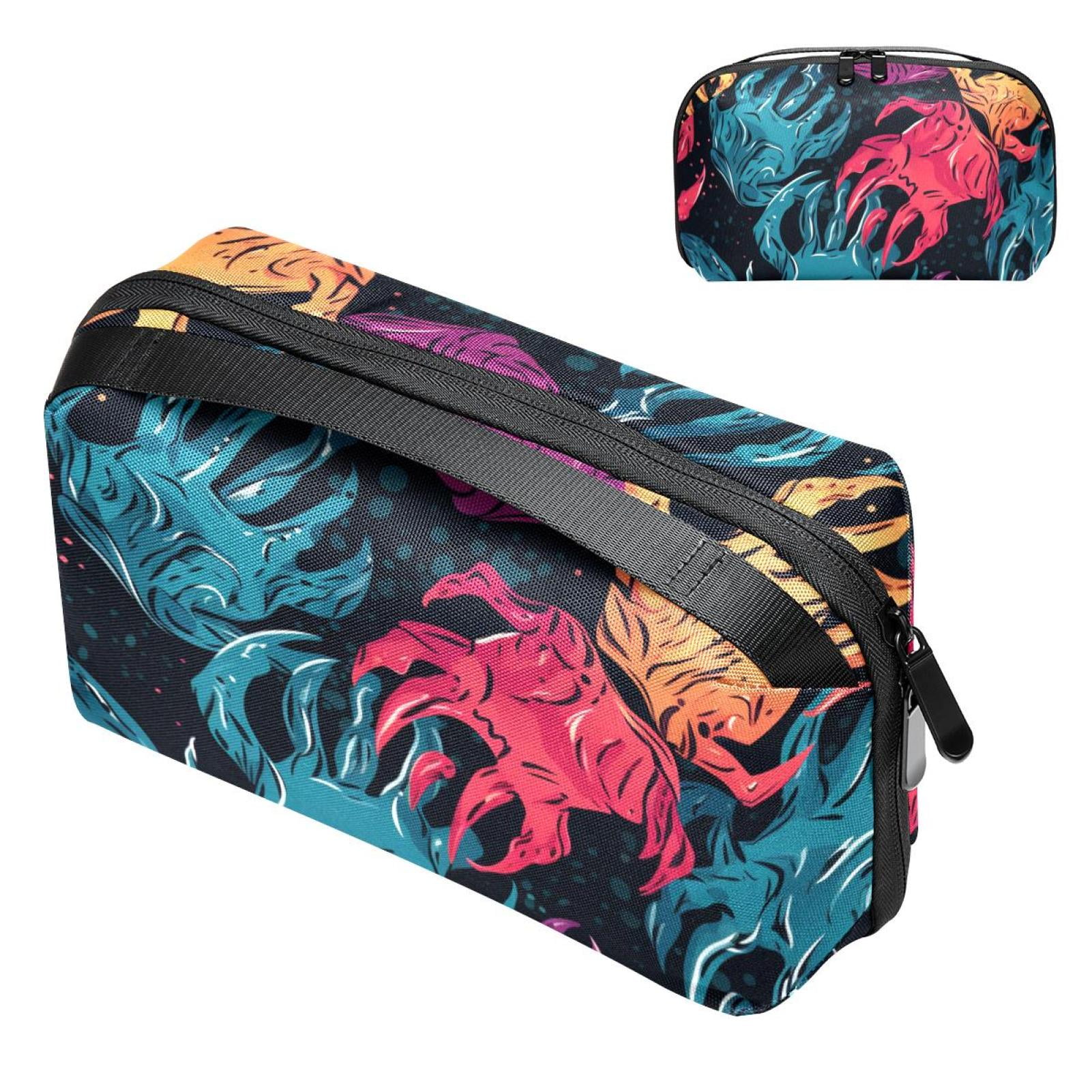 Paw Print Waterproof Oxford Cloth Travel Case for Electronic Devices ...