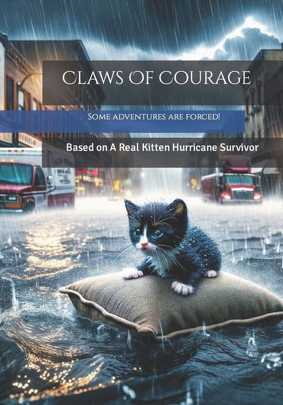 Paw Prints Across the World Claws Of Courage: Based on A Real Kitten ...