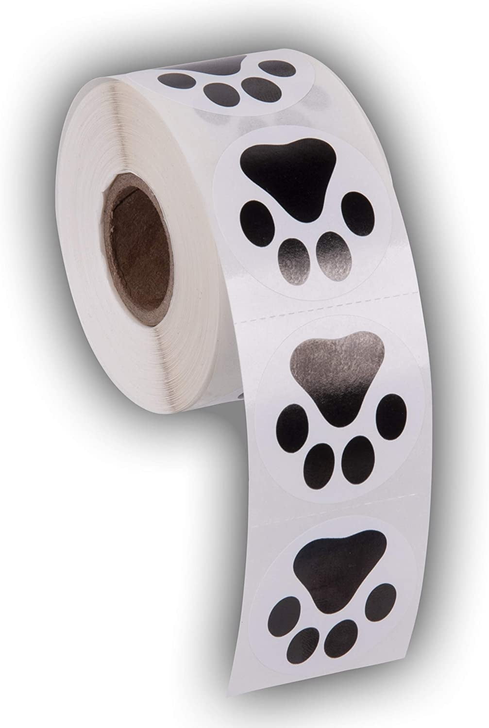 Paw Prints Animal Stickers- 500 1.5" Labels, Dog Paw Prints For Kids ...